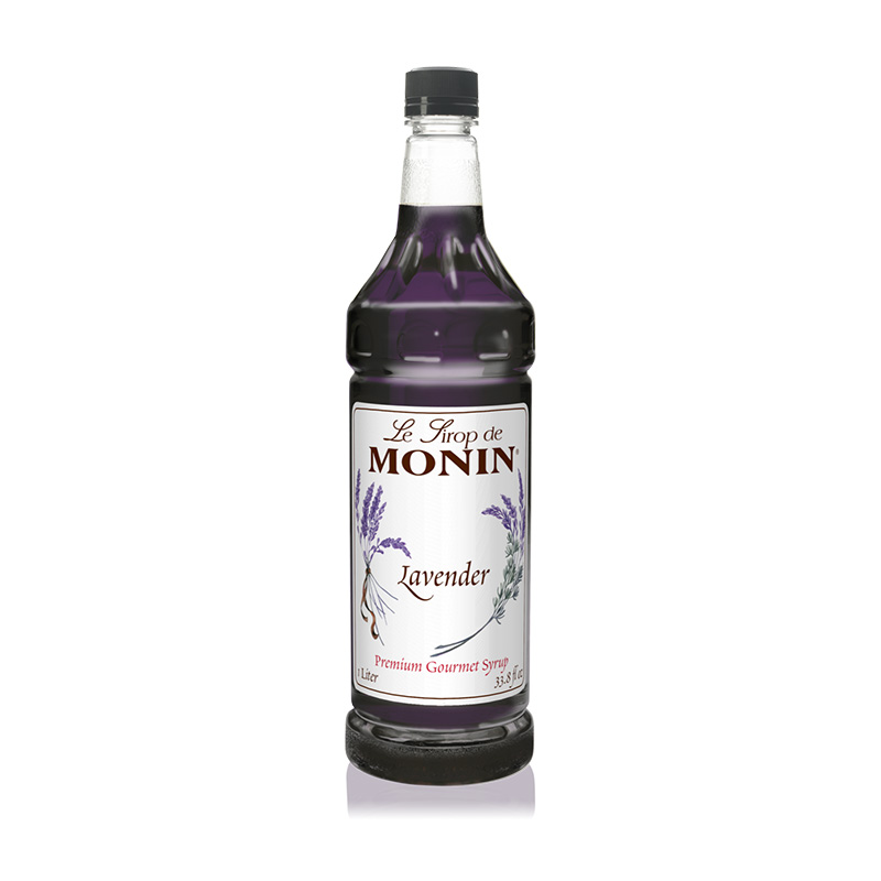 MONIN SaborizanteLavandacaja con 4 botellas de 1 lt - PARTIMAR
